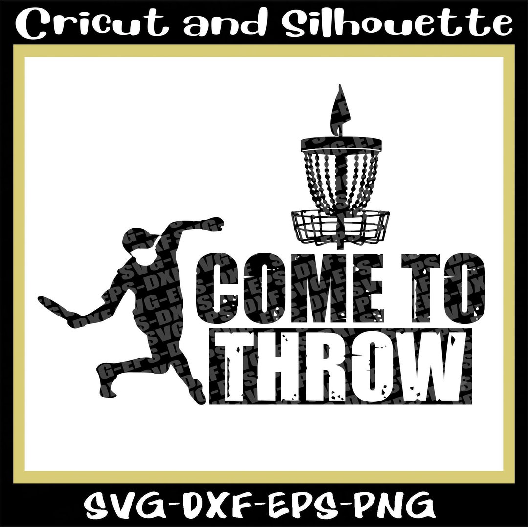 Disc Golf Svg, Disc Svg, "come TO Throw" Tree,chain,throw,disc,golf ...