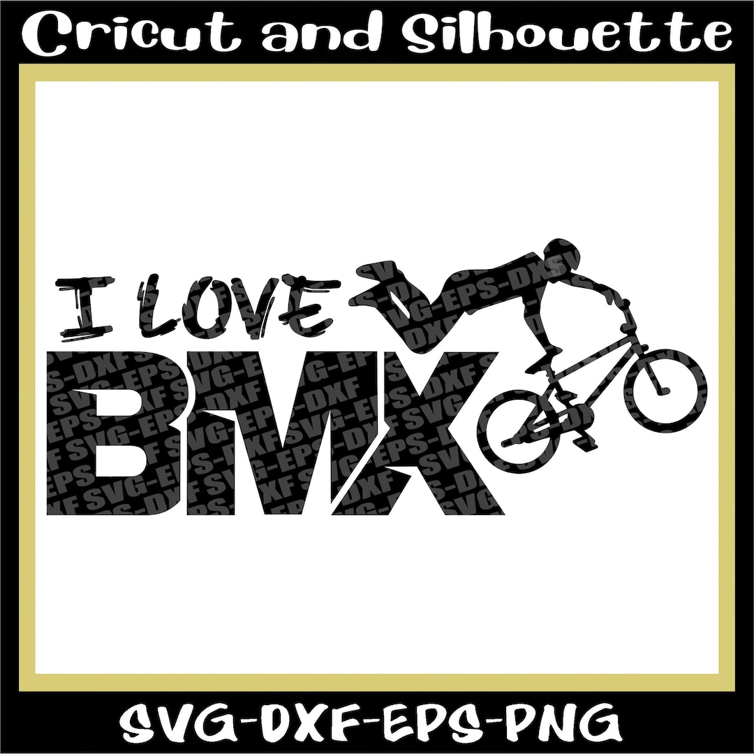BMX Svg, Bmx Svg Files, Bike, Bicycle, Stunt, Freestyle, Eps,dxf,svg ...