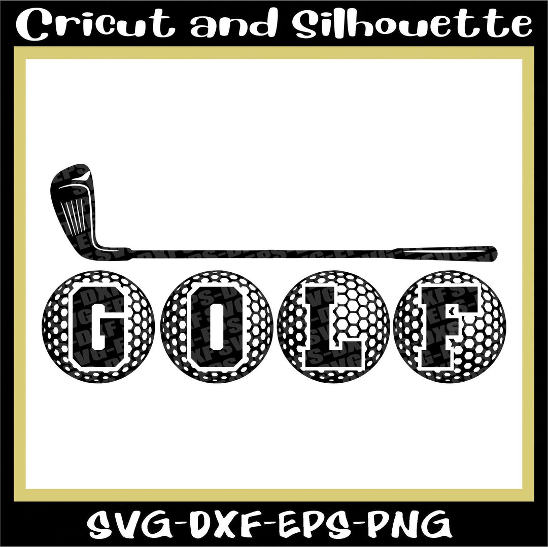 Golf Svg, Golf Artistic Design File, Golf Ball Svg, 
