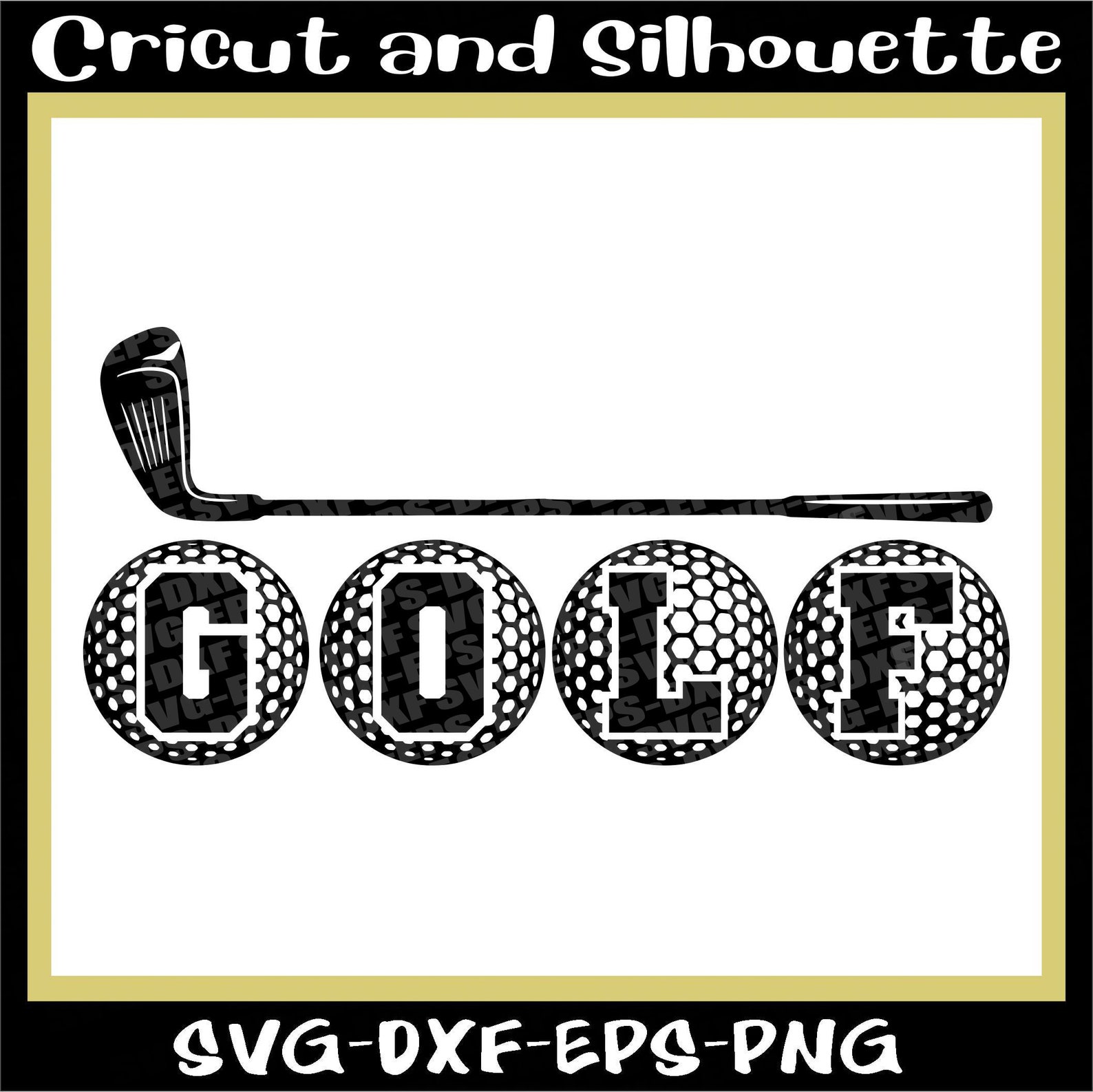 Golf Svg Golf Artistic Design File Golf Ball Svg golf - Etsy
