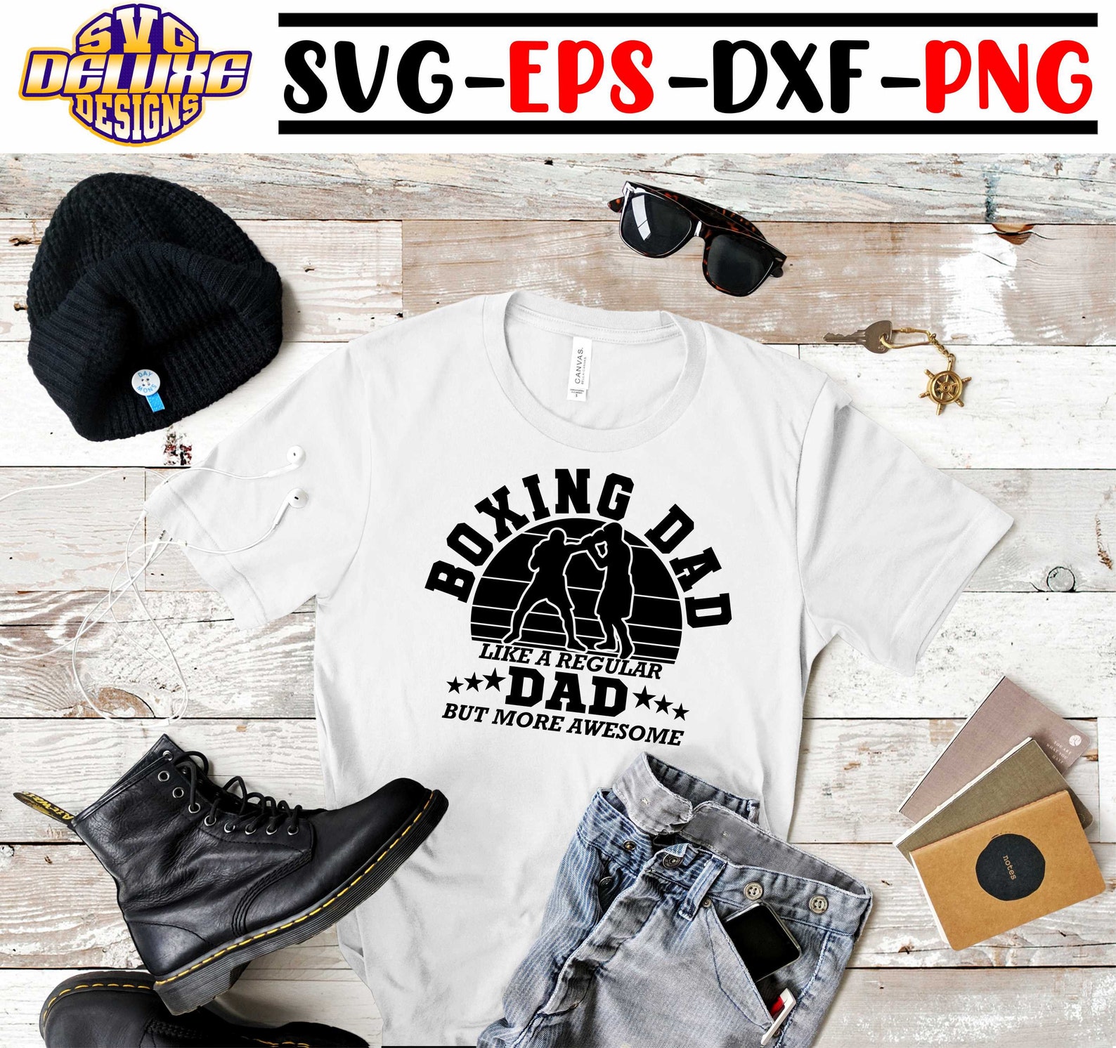 Boxing Svg Boxer Svg boxing Dad Awesome Art Print - Etsy