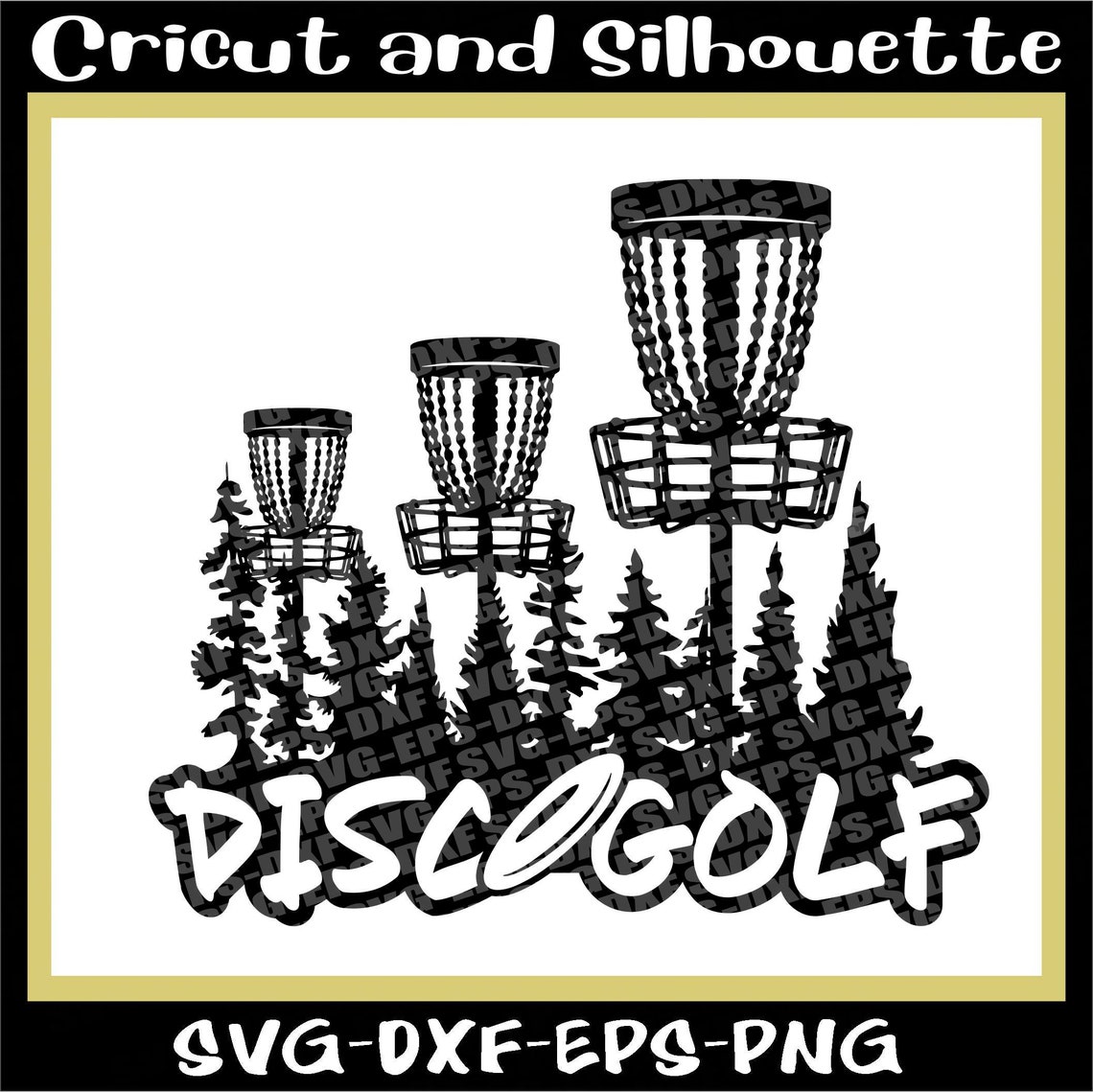 Disc Golf Svg Disc Golf Cool Art Print File Frisbee Golf - Etsy