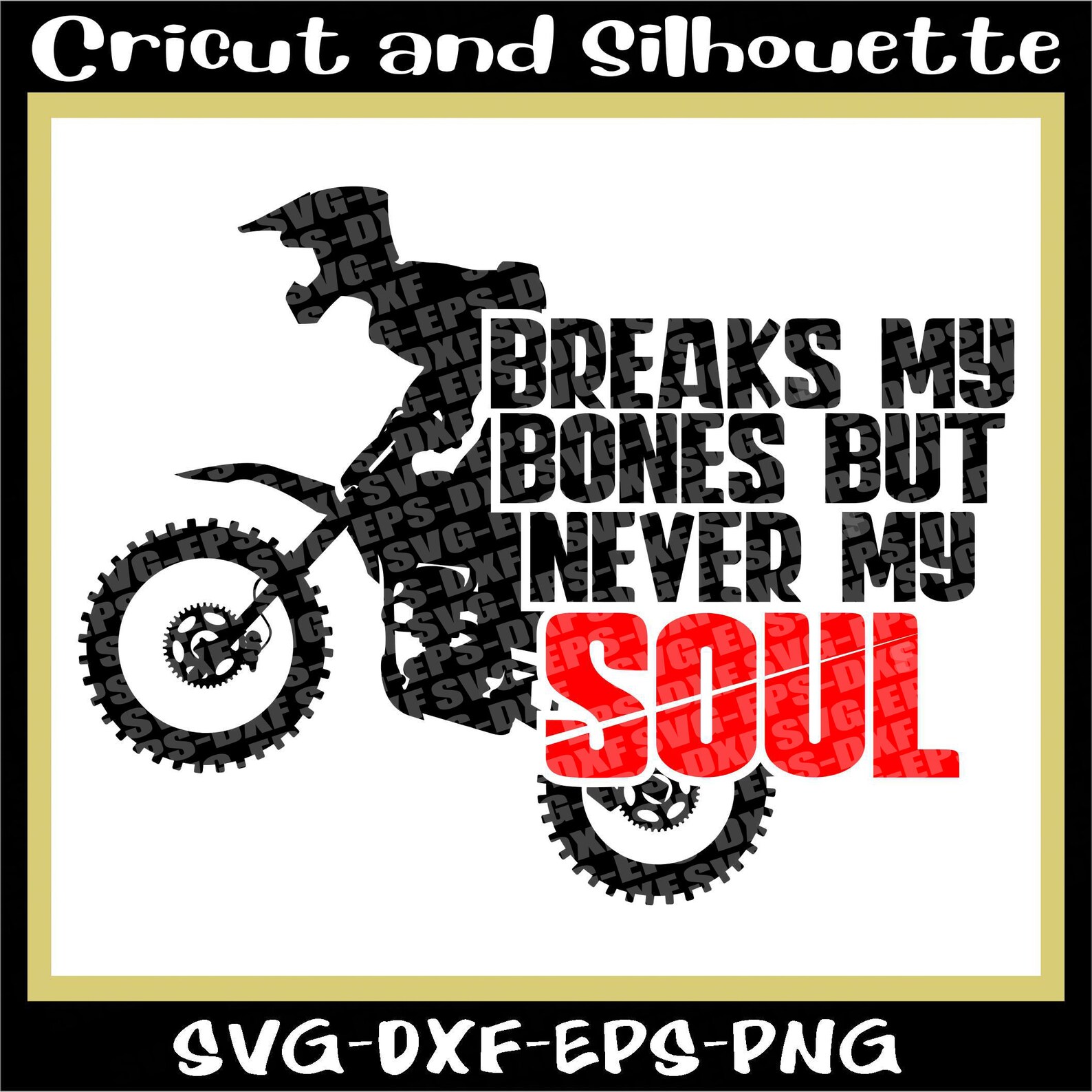Motocross Svg Motocross Svg Files Art Print Break My - Etsy