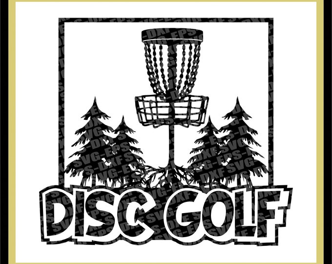 Disc Golf Svg Disc Golf Print File Disc Svg Golf Svg Tree - Etsy