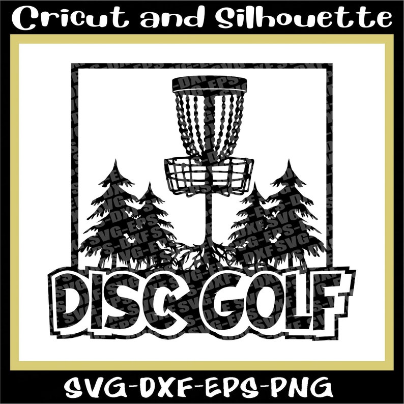 Disc Golf Svg Disc Golf Print File Disc Svg Golf Svg Tree - Etsy