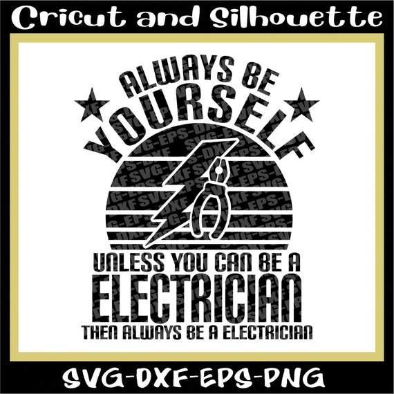 Electric Svg Electrician Svg Electricity Svg always | Etsy