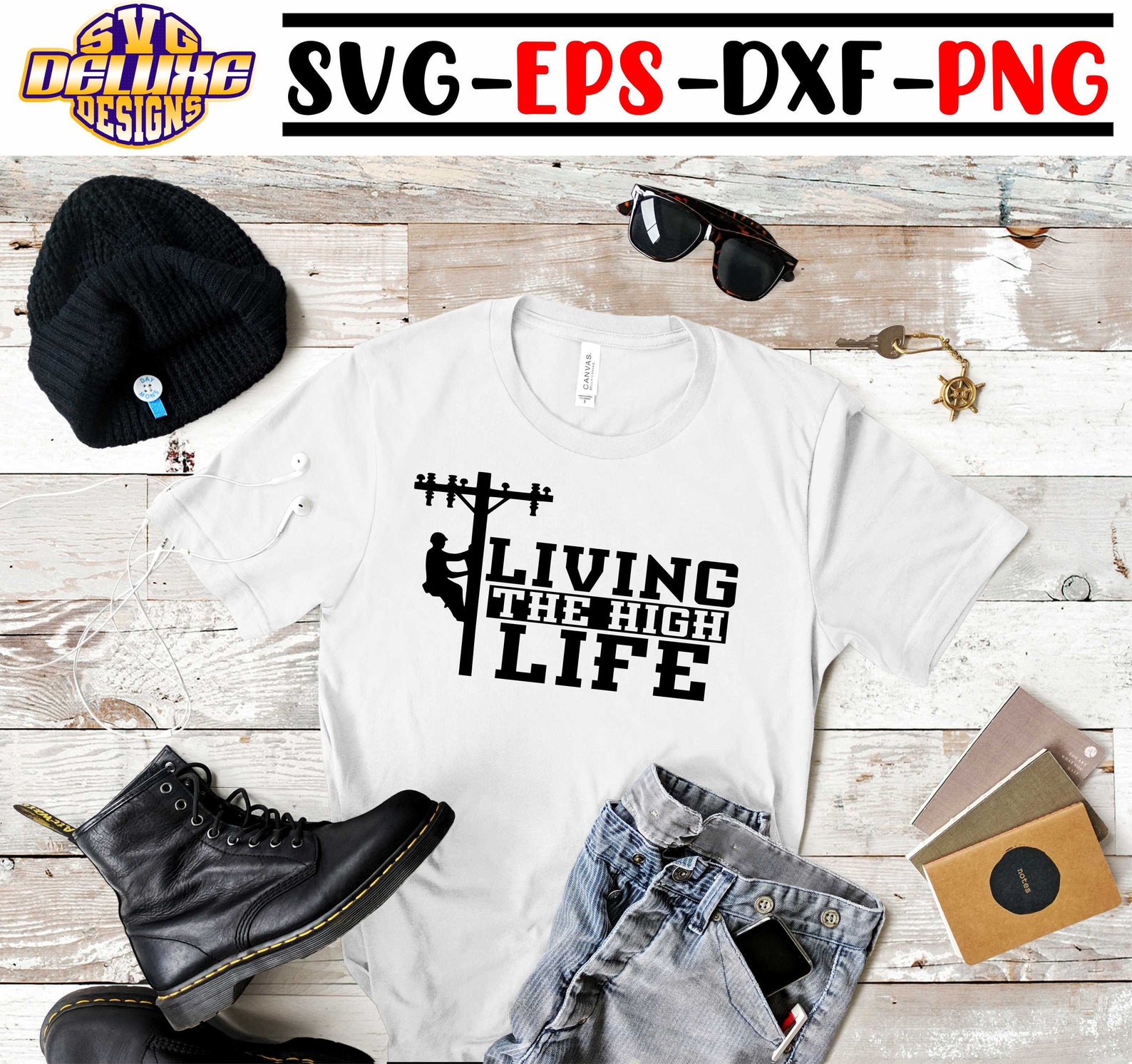 Lineman Svg,"living the High Life" Svg, Line Man Svg, Line Svg, Lineman ...