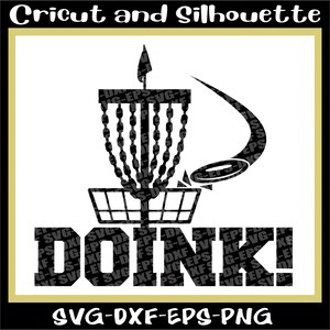 Disc Golf Svg, Golf Svg, Disc Svg, "doink" Chain,tree,throw - Eps,dxf ...
