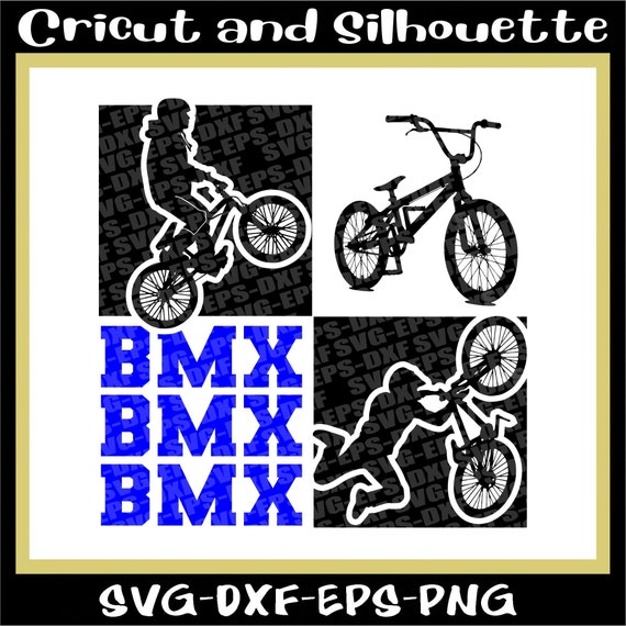 BMX Svg Bmx Svg Files BMX Artistic Design Bike Bicycle | Etsy