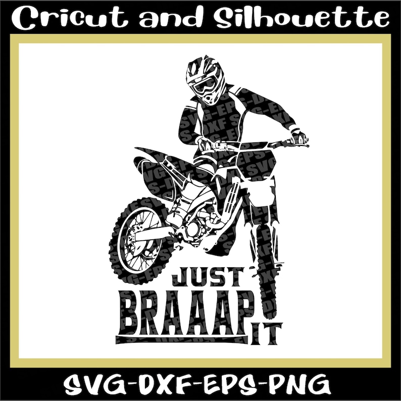 Motocross Svg Motocross Svg Files just Braaap It - Etsy