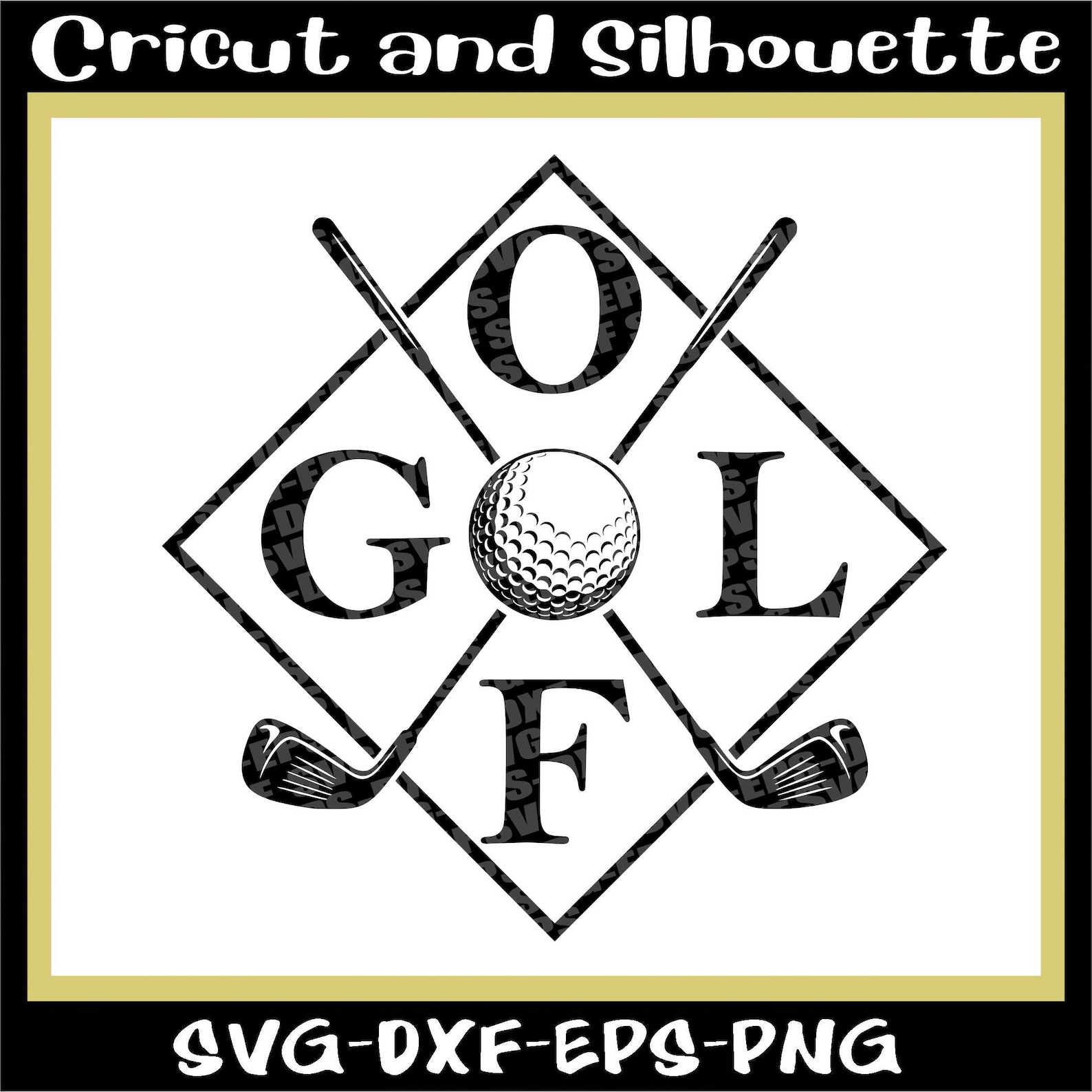Golf Svg Golf Artistic Design File Golf Ball Svg Golf | Etsy