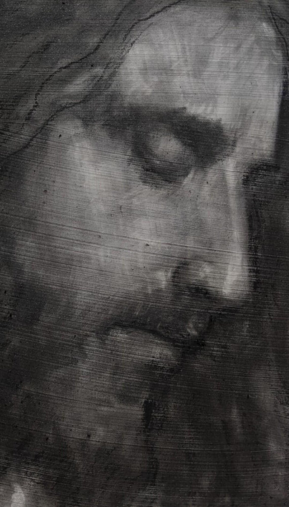 Jesus in Charcoal - Etsy