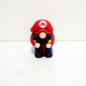 Gnome/super Mario Inspired Gnome/miniature Gnome/ Garden Gnome/summer ...