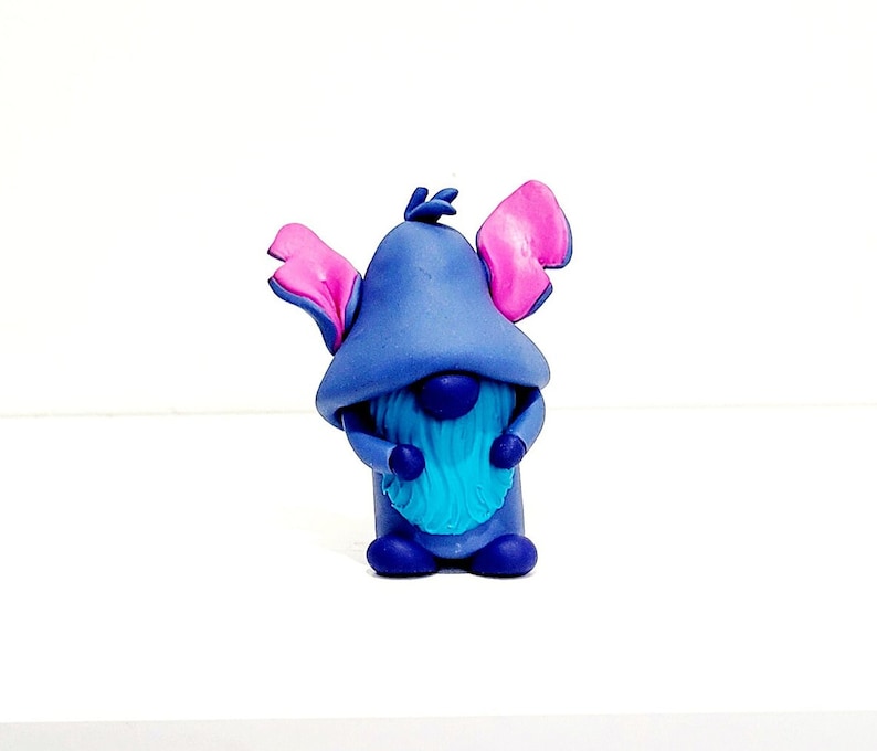 Disney Gnome/disney Inspired Stitch Gnome/ Handmade/ Gift/garden Gnome ...