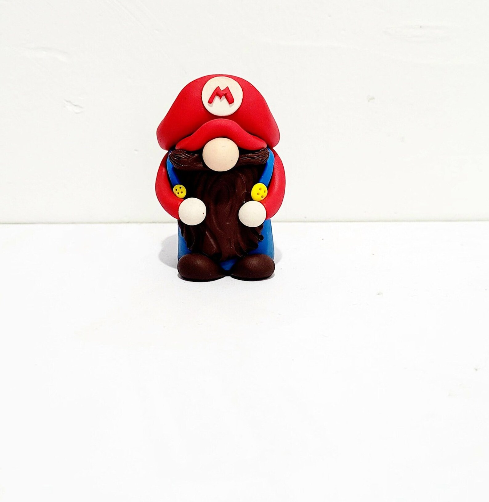 Gnome/super Mario Inspired Gnome/miniature Gnome/ Garden Gnome/summer ...