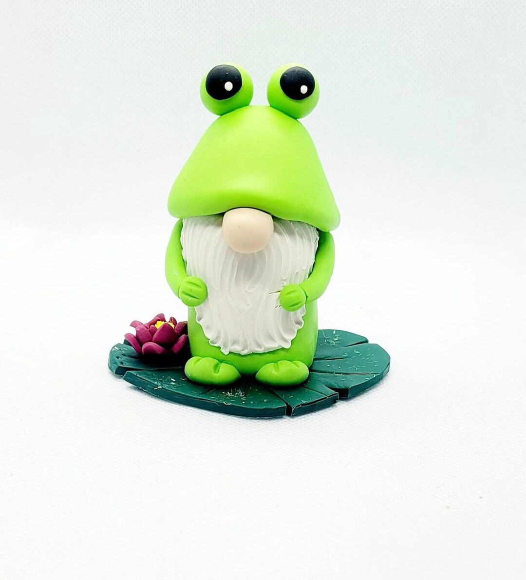 Frog Gnome/ Handmade/ Gift/garden Gnome/ Summer Gnome - Etsy