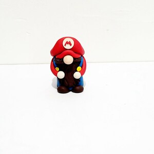 Gnome/super Mario Inspired Gnome/miniature Gnome/ Garden Gnome/summer ...
