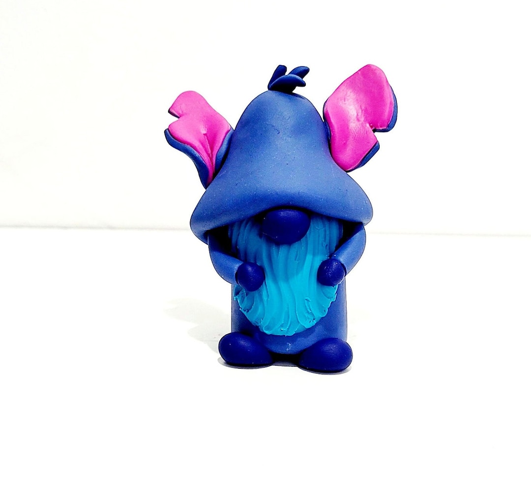 Disney Gnome/disney Inspired Stitch Gnome/ Handmade/ Gift/garden Gnome ...