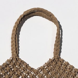 Handmade Macrame Bag | Macrame Straw Handbag | Boho Bag - Etsy