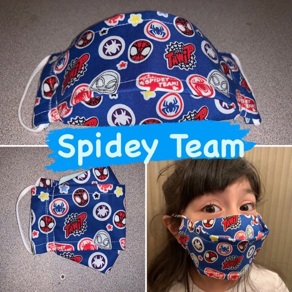 Spidey Face Mask - Etsy