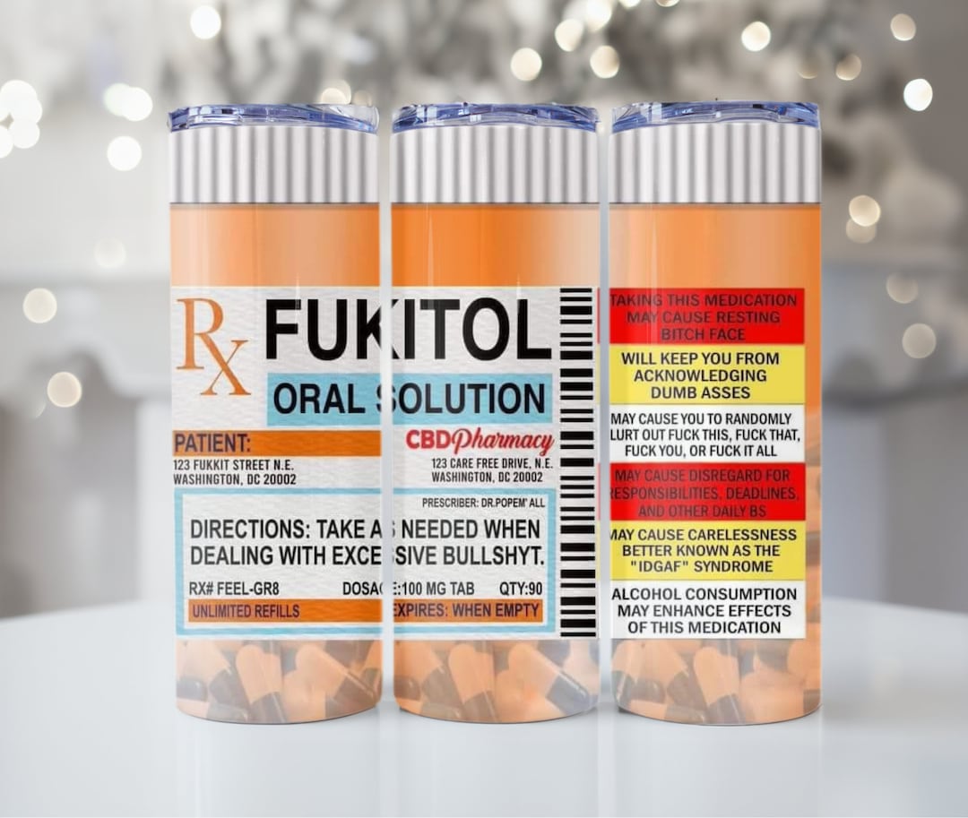 Fukitol 20oz Custom Tumbler - Etsy