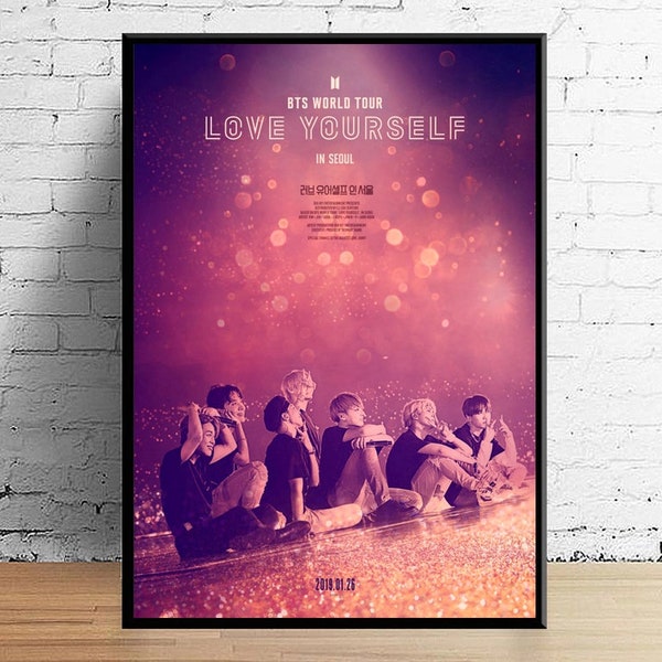 Bts Poster Canvas - Etsy