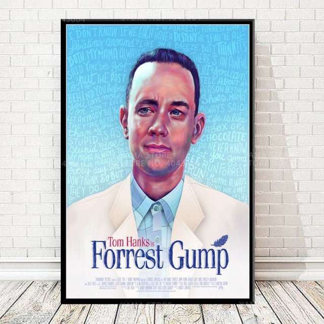 Forrest Gump Classic Movie Posters and Prints Canvas Painting Wall Art ...