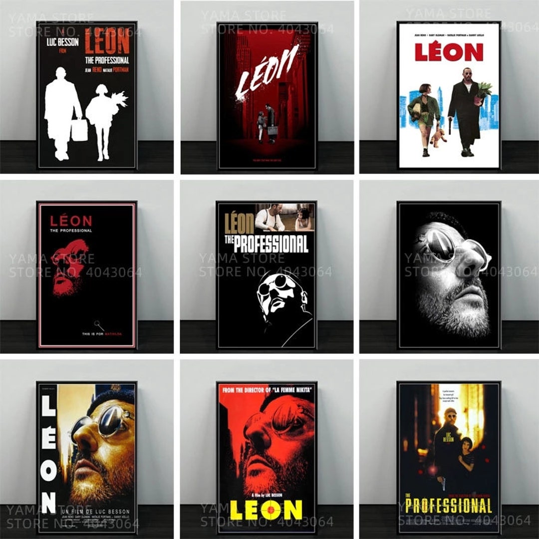 Leon Leon the Professional Classic Movie Posters and Prints Canvas ...