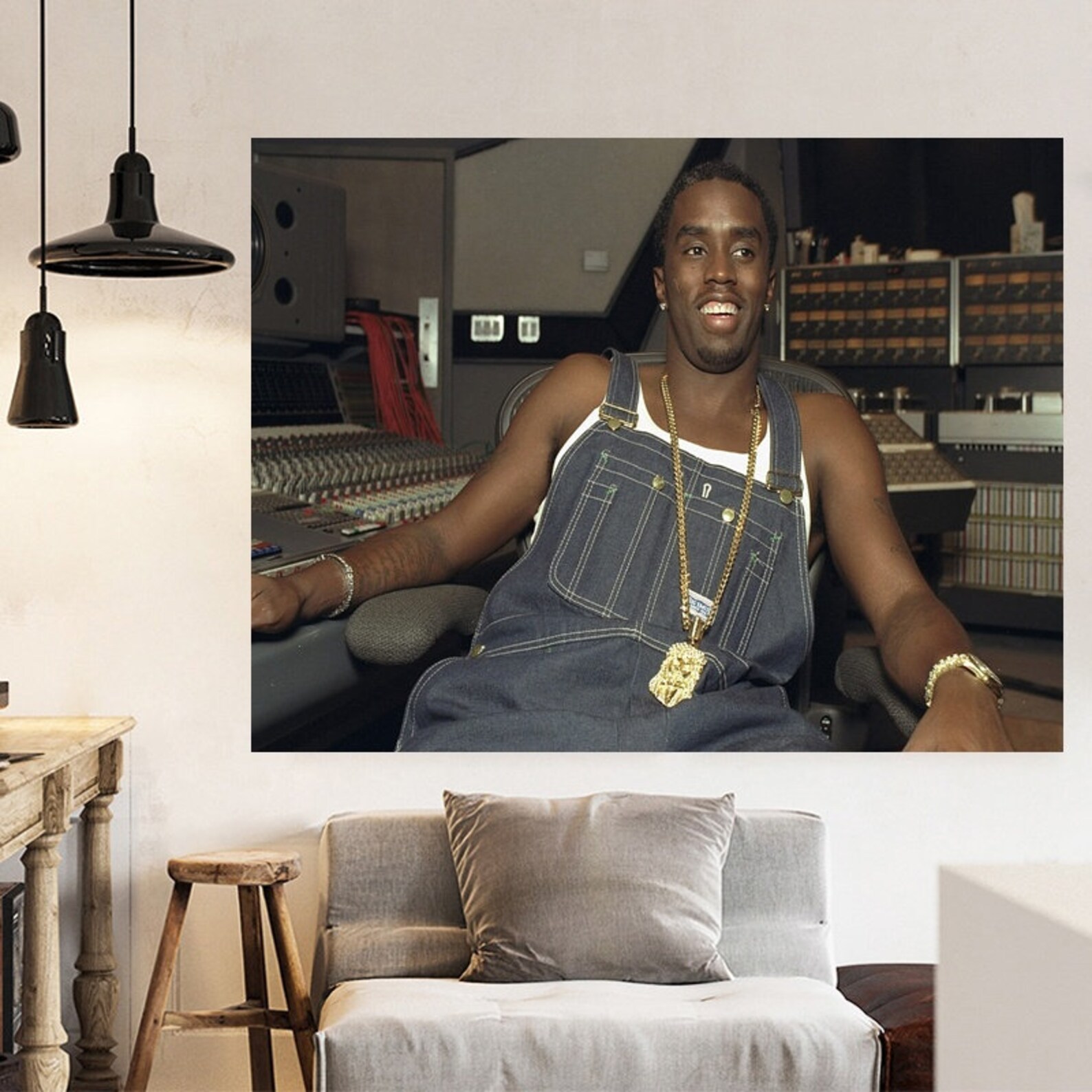 P-diddy-studio-smile high quality art original watercolor | Etsy