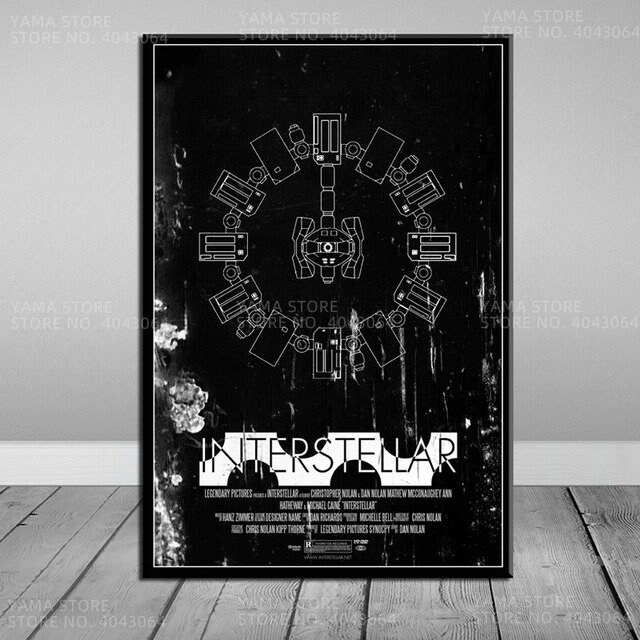 Interstellar Movie Posters and Prints Canvas Painting Wall Art - Etsy