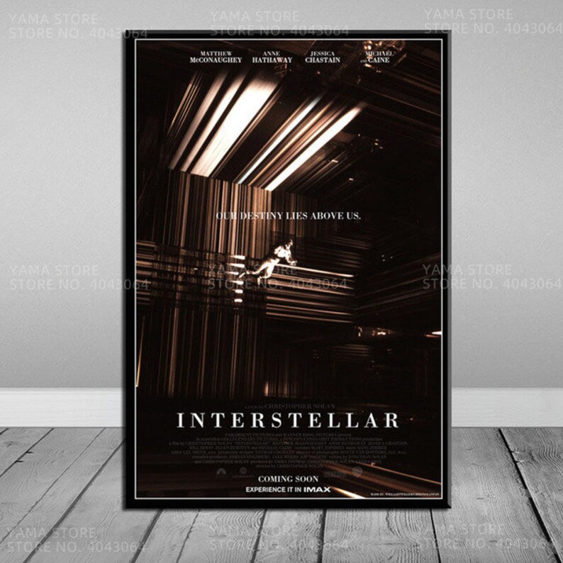 Interstellar Movie Posters and Prints Canvas Painting Wall Art Poster ...