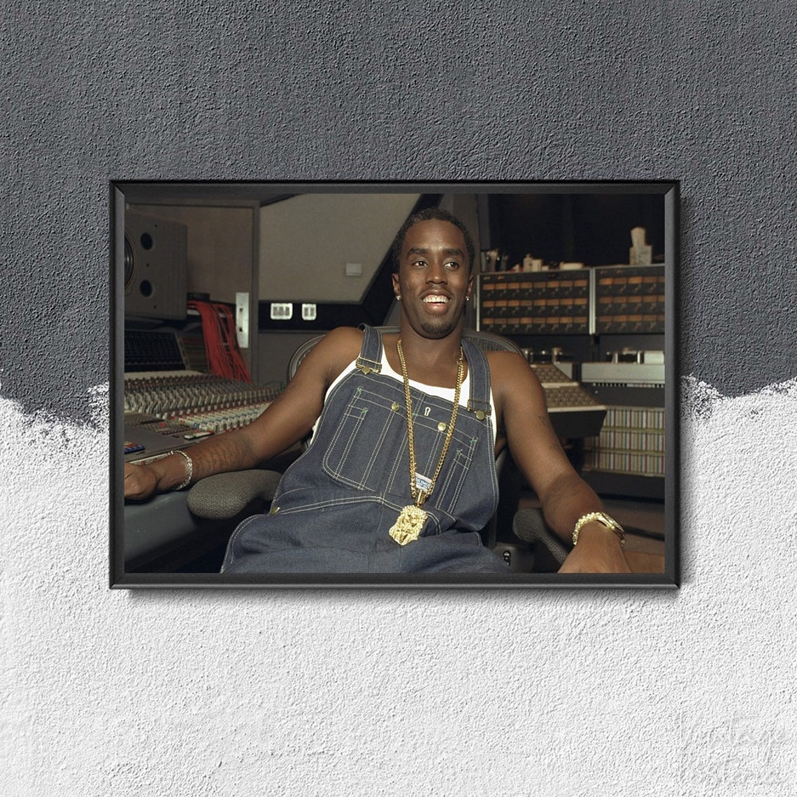 P-diddy-studio-smile high quality art original watercolor | Etsy