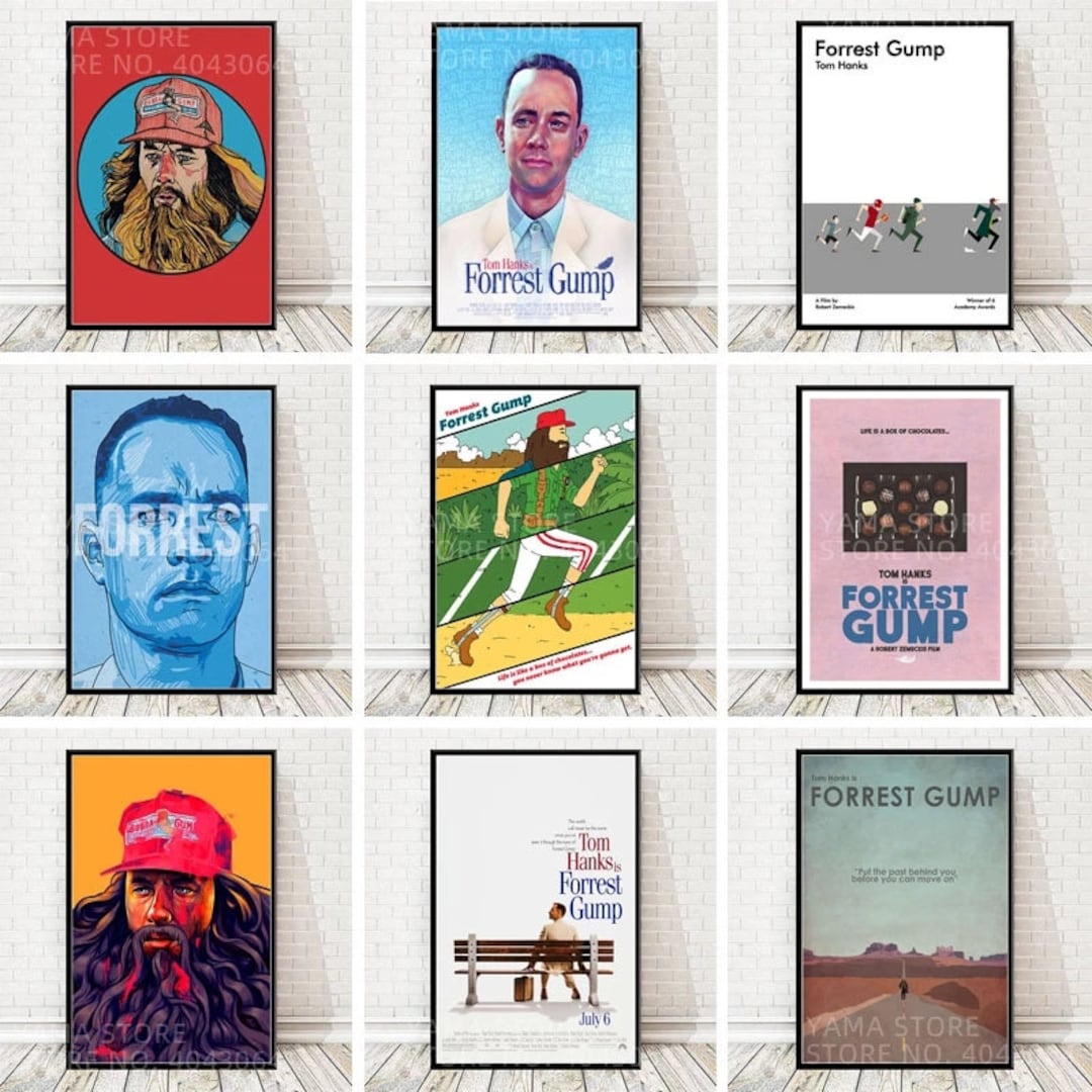 Forrest Gump Classic Movie Posters and Prints Canvas Painting Wall Art ...