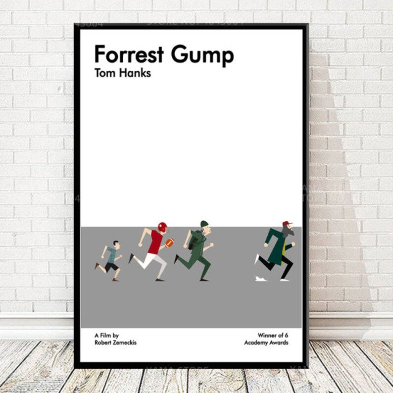 Forrest Gump Classic Movie Posters and Prints Canvas Painting Wall Art ...