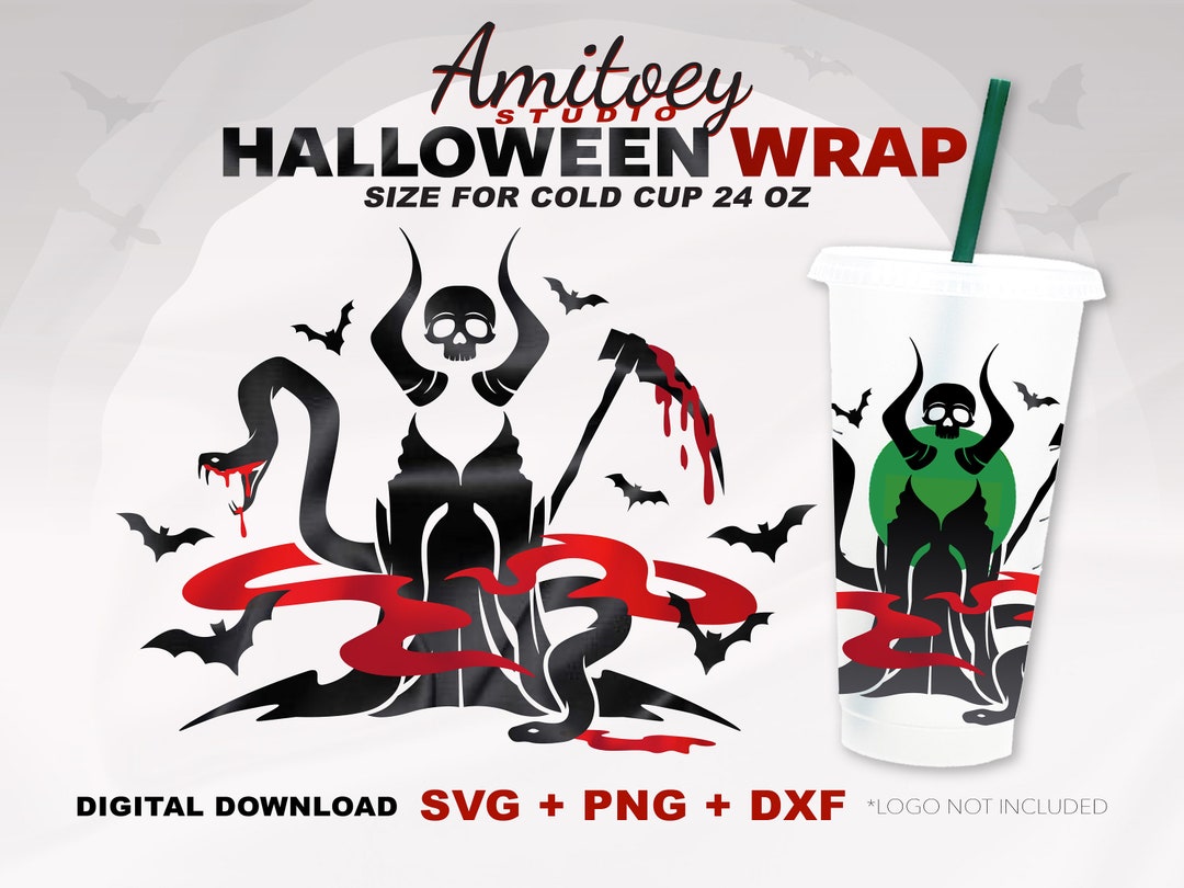 Halloween Devil SVG Full Wrap, Halloween Theme Happy Halloween Satan ...