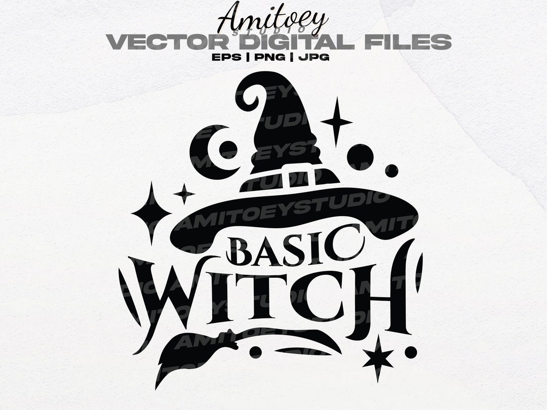 Basic Witch Svg Vector Halloween Witch Svg Eps Png Halloween Svg Witch ...