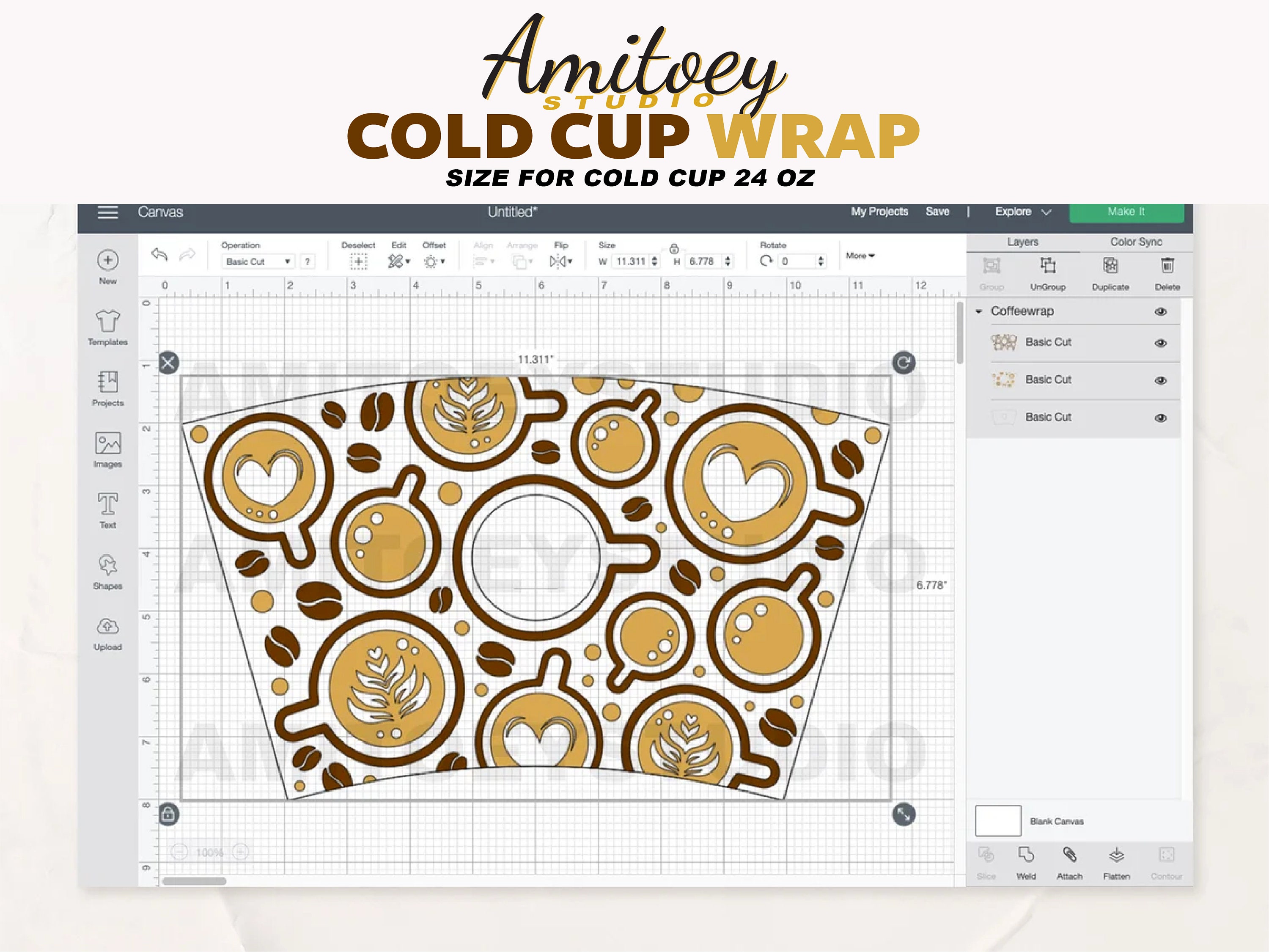 Coffee SVG Full Wrap Coffee Latte Art Coffee Lover Cappuccino - Etsy