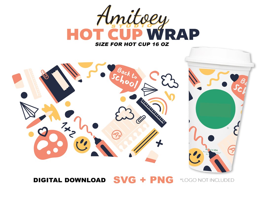 Back to School Full Wrap SVG, Gift for Kids, School Education Children ...