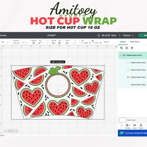 Watermelon Full Wrap SVG, Fruit, Fruits, Summer, Red, Sweet, Melon for ...
