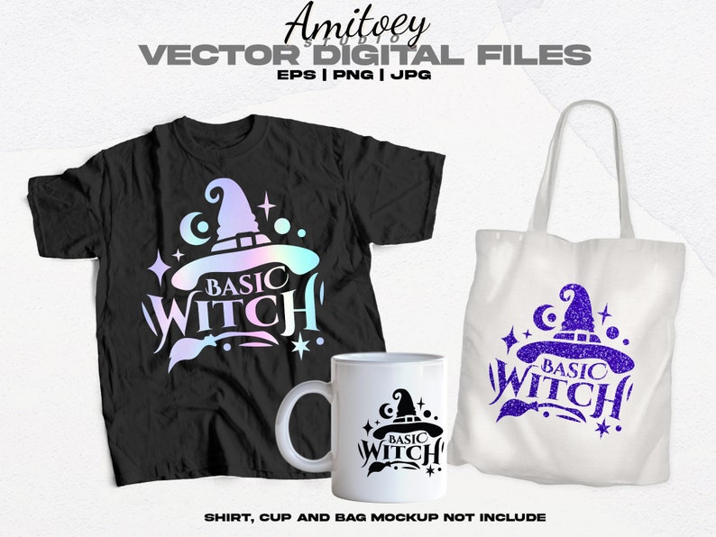 Basic Witch Svg Vector Halloween Witch Svg Eps Png Halloween - Etsy