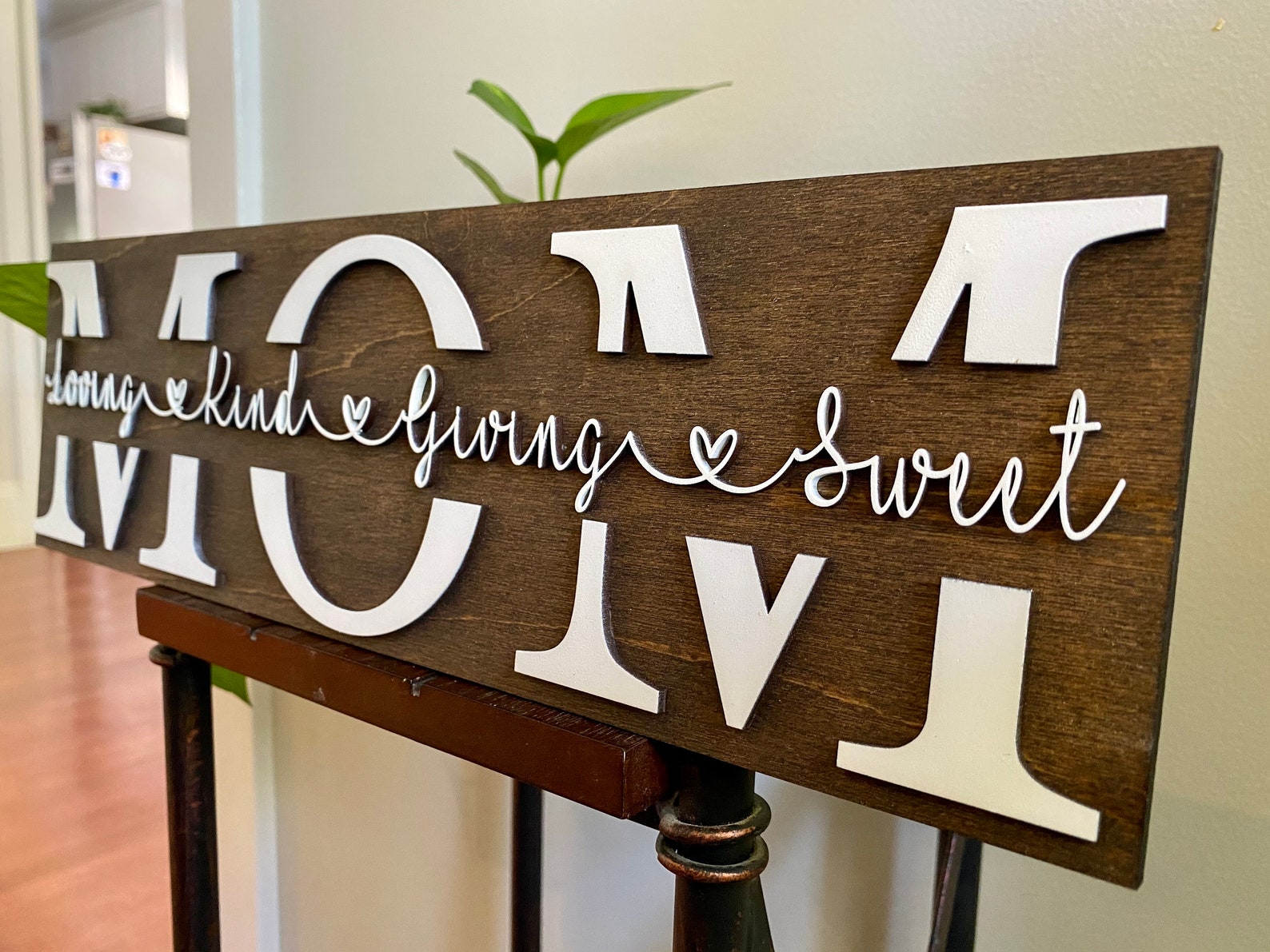 3D Personalized Mom Sign Custom Mom Sign | Etsy