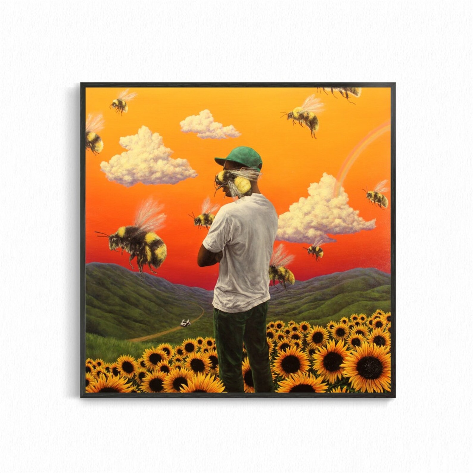 Flower Boy Poster Album Cover Art Print on Canvas No Frame | Etsy
