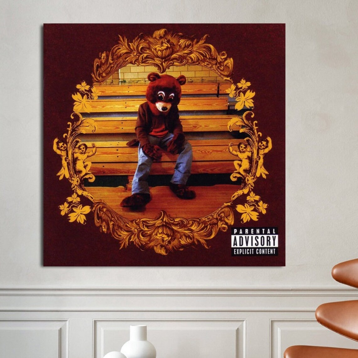 The College Dropout Poster Album Cover Art Print on Canvas No | Etsy