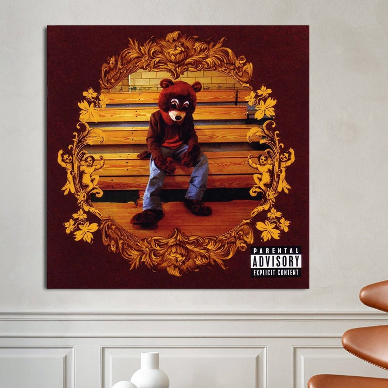 The College Dropout Poster Album Cover Art Print on Canvas No | Etsy