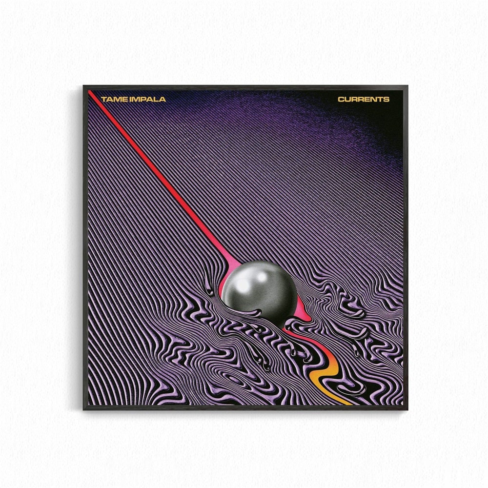 Currents Poster Album Cover Art Print on Canvas No Frame | Etsy