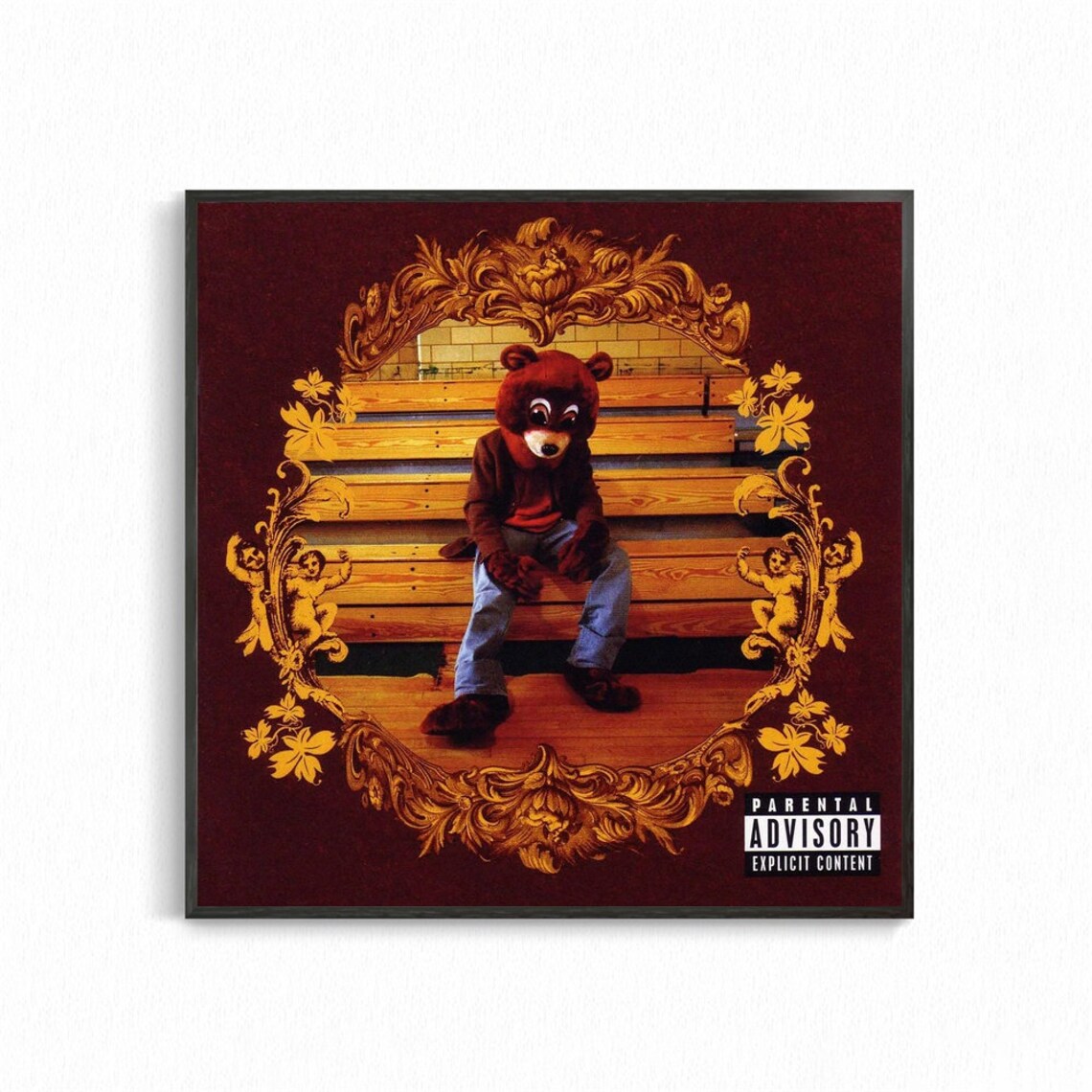 The College Dropout Poster Album Cover Art Print on Canvas No - Etsy