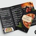 Stylish Canva Pizza Menu // Tri-fold Pizzaria Menu Template // Tri-fold ...