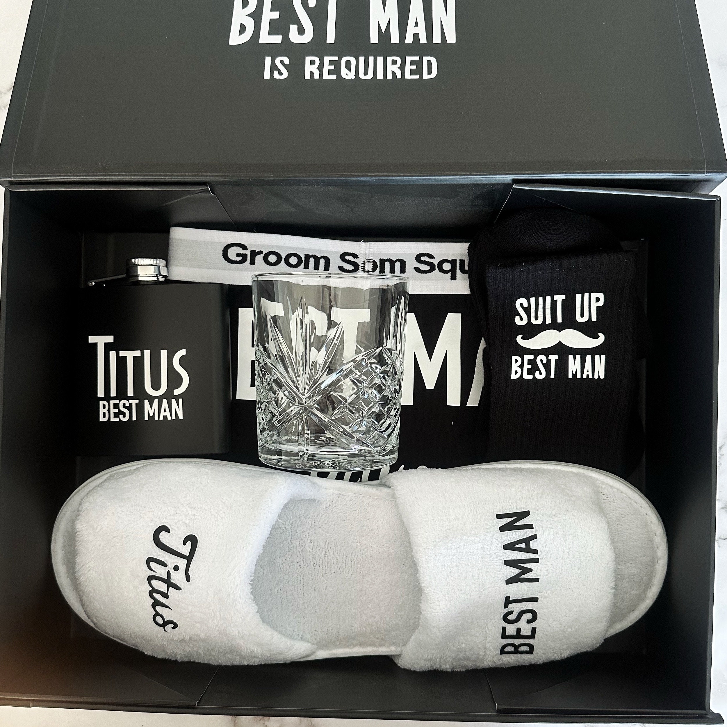 Best Man Gift Boxes / Groomsmen Gift Box / Groomsmen Proposal Gift ...