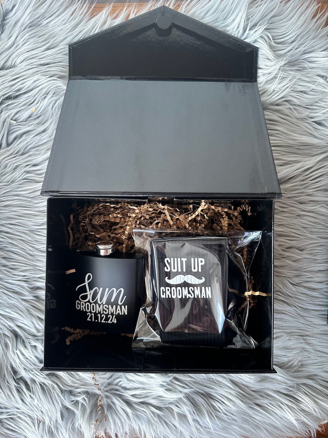 GROOM SQUAD : Best Man Gift Boxes / Groomsmen Gift Box / Groomsmen ...