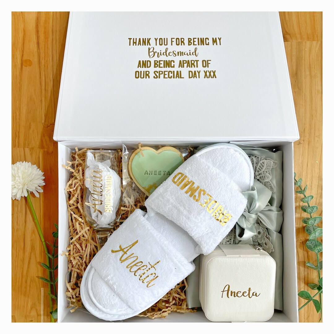 Sage /bridesmaid / Maid of Honour / Proposal Gift Boxes , Bridal Shower ...